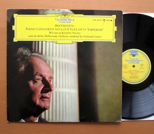 LPM 18 777 Beethoven Piano Concerto 5 Wilhelm Kempff Leitner TULIP Mono ...