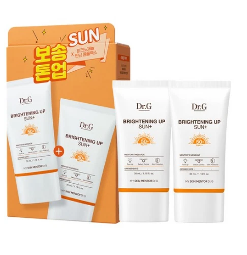 DR.G BRIGHTENING UP Sun Plus SPF50+ PA+++ 35 ml 2 tubes Set Sebum ...