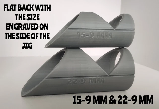 PIPE INSULATION LAGGING Tool cutting template 15mm & 22mm ,trimmer jig ...