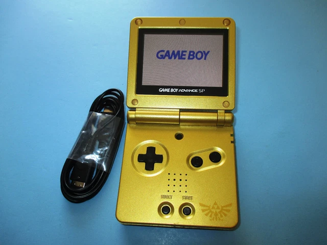 NINTENDO GAME BOY Advance SP Legend of Zelda Gold Triforce System ...