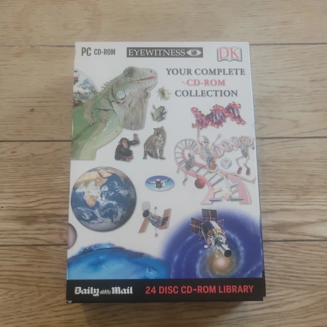 DK EYEWITNESS DAILY Mail 24 Disc CD-ROM Library Complete Collection ...
