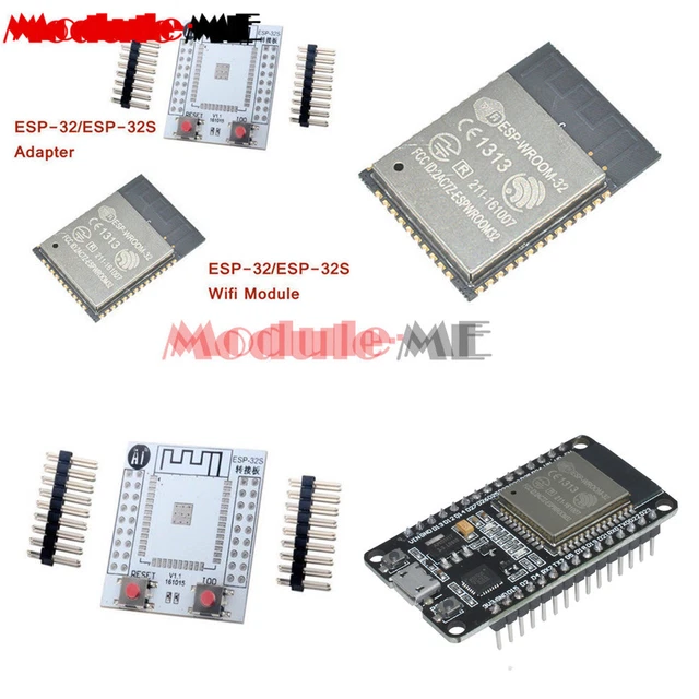 Esp Wroom 32 Esp32 Esp32s Iot Wifi Wlan Ble Module Adapter Board New £0