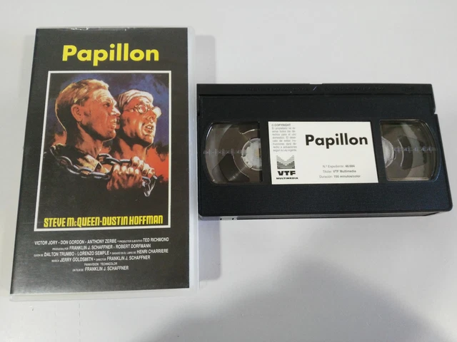 STEVE MCQUEEN DUSTIN HOFFMAN FRANKLIN SCHAFFNER VHS TAPE SPANISH £18.25 ...