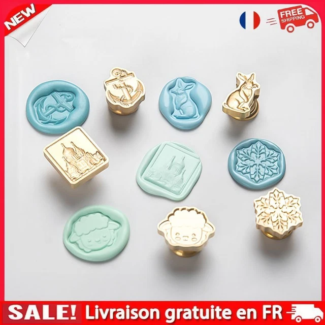 TÊTE DE TAMPON en relief 3D en cuivre de forme spéciale Vintage ...