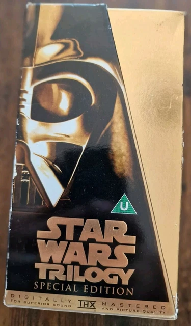 STAR WARS TRILOGY Special Edition Gold Box VHS Video Tape PAL #1 £4.50 - PicClick UK