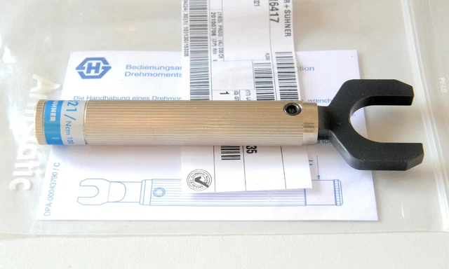 HUBER SUHNER 19MM Torque Wrench N Connector 74 Z-0-0-321 as Agilent ...