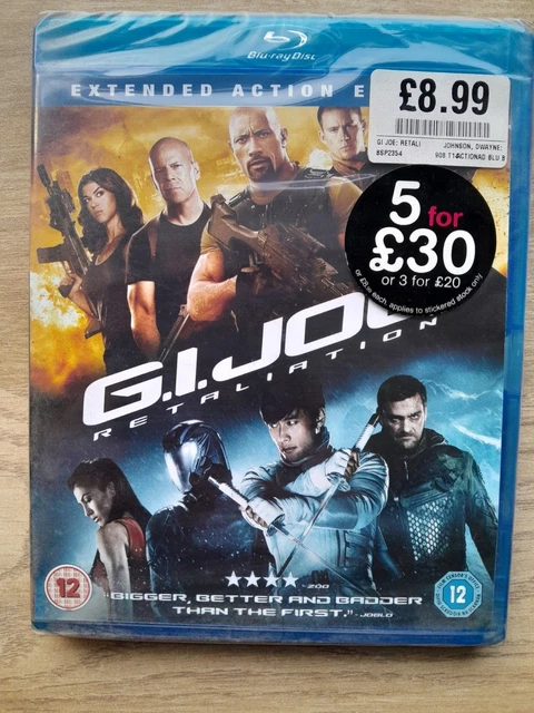 G.I. JOE: RETALIATION (Extended Action Cut) [Blu-ray]Brand new and ...