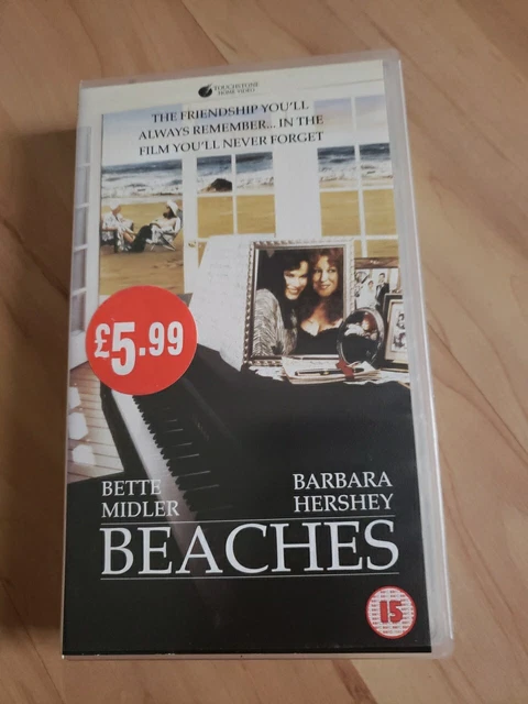 BEACHES (1988) VHS : Bette Midler / Barbara Hershey £5.00 - PicClick UK