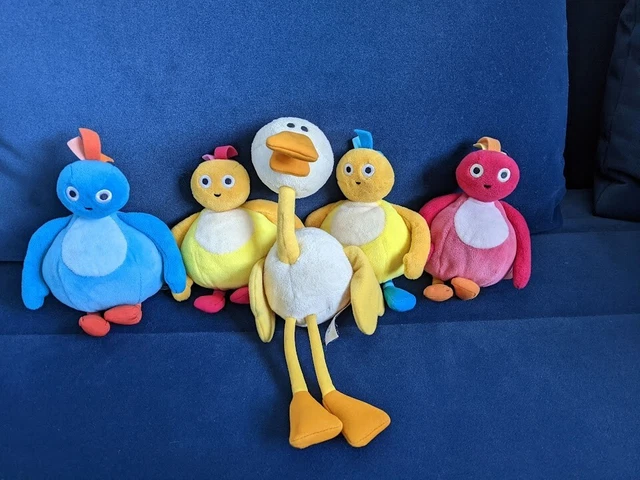 CBEEBIES TWIRLYWOOS SOFT Plush Toy, incl. Quacky Bird Duck with Sound £ ...