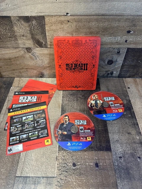 RED DEAD REDEMPTION II Steelbook Edition - (Sony, PlayStation 4) PS4 ...