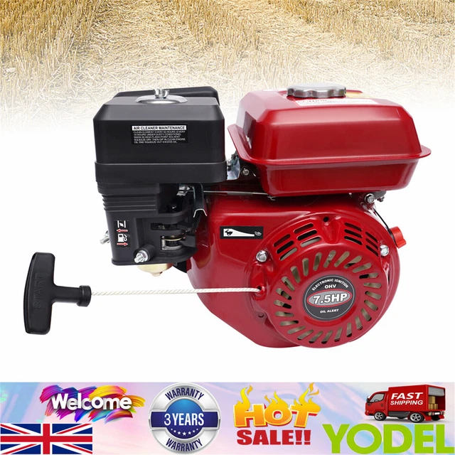 4 STROKE 7.5 HP Petrol Engine Pressure Washer Gasoline Engine Rotavator ...