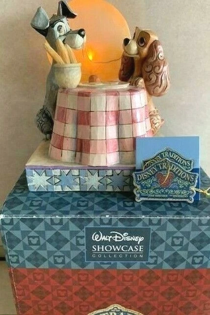 WDCC WALT DISNEY Classic Collection Lady And The Tramp Moon lights up ...
