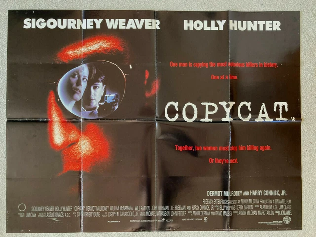 CINEMA POSTER: COPYCAT 1995 (Quad) Sigourney Weaver Holly Hunter Harry ...