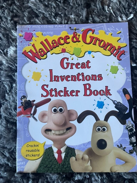 RARE OOP WALLACE & Gromit Great Adventures Sticker Book £16.27 ...