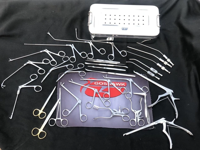 ENSEMBLE D'INSTRUMENTS FESS chirurgie endoscopique des sinus ORL ...