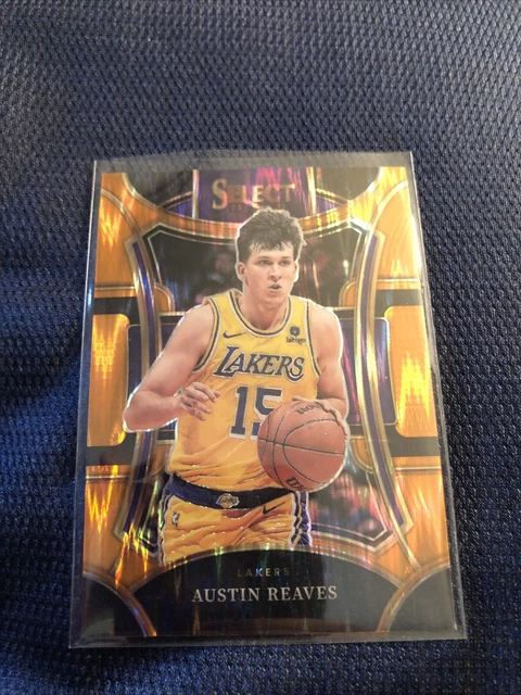 2023-24 PANINI SELECT mezzanine orange flash Austin Reaves #349 Lakers ...