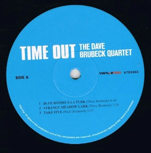 LP - DAVE BRUBECK QUARTET - TIME OUT - EU Press 180g Vinyl, NEW !! $24.68 - PicClick AU