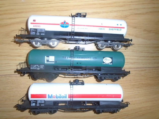 COLLECTION OF 8 Wheeled Tankers for HO Gauge Model Railway Train Sets £12.50 - PicClick UK