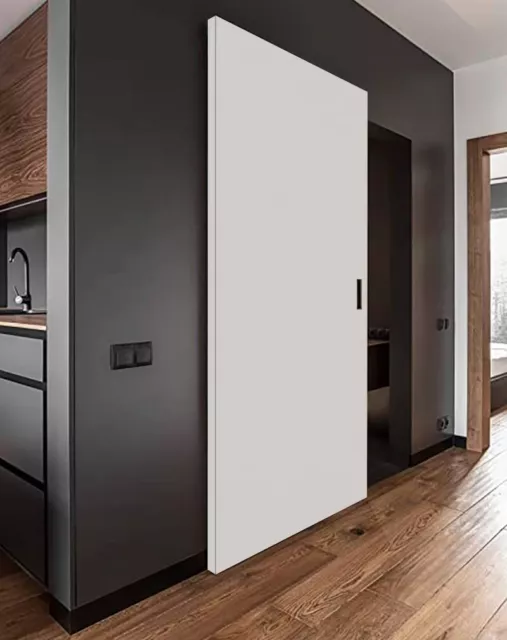 PORTE COULISSANTE EXTÉRIEUR Mur Avec Binaire Invisible Magical 1200 ...