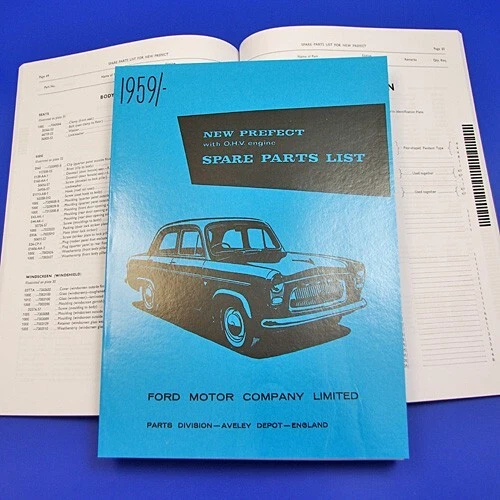 FORD PREFECT 107E Ersatzteilliste mit OPV Motor EUR 49,68 - PicClick DE