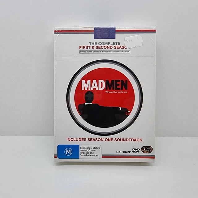 MAD MEN: COMPLETE Season 1 & 2 | TV Series DVD Box Set (Region 4), NEW ...