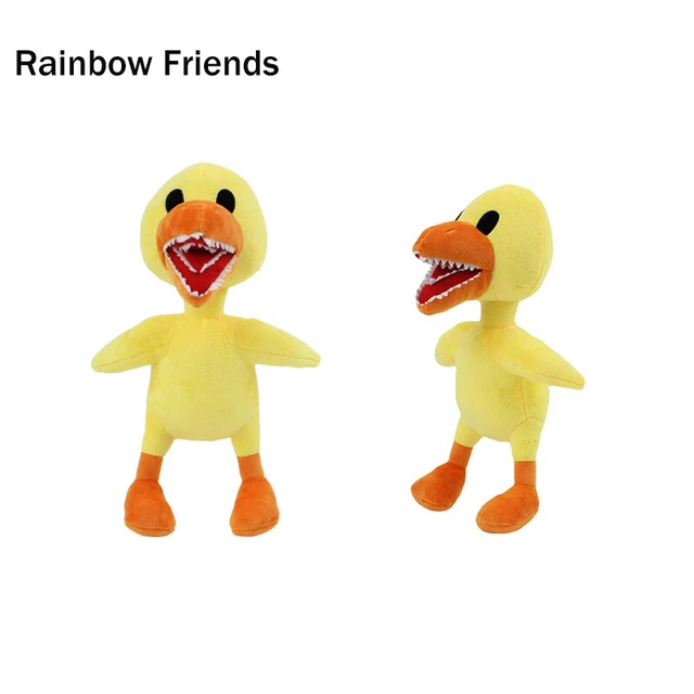 HANDCRAFTED RAINBOW FRIENDS Yellow Duck Cartoon Soft Toy Plush Doll ...