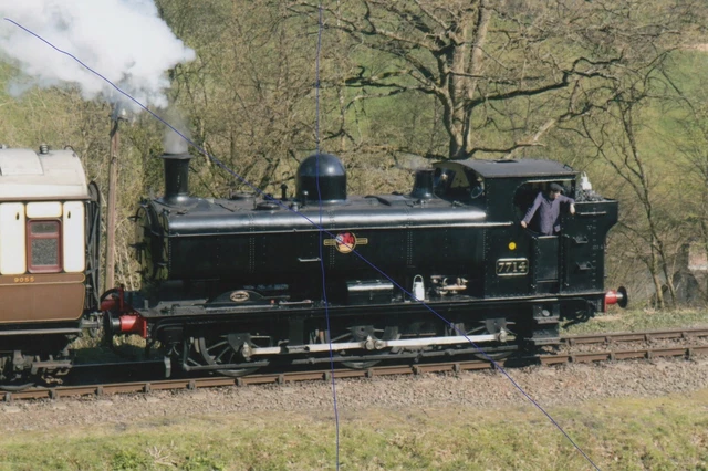GREAT WESTERN STEAM Railway Photo Painer Tank Engine Photograph Gwr ...