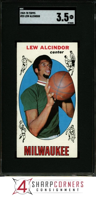 1969 TOPPS #25 Lew Alcindor Kareem Abdul-Jabbar Rc Bucks Hof Sgc 3,5 ...