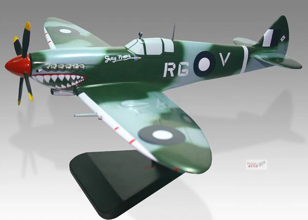 SUPERMARINE SPITFIRE MK VIII Grey Nurse RAAF Solid Wood Handmade ...