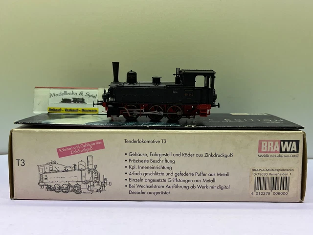 BRAWA 0600 SPUR H0 1/87 Dampflok BR 89 Württemberg EUR 159,00 - PicClick DE