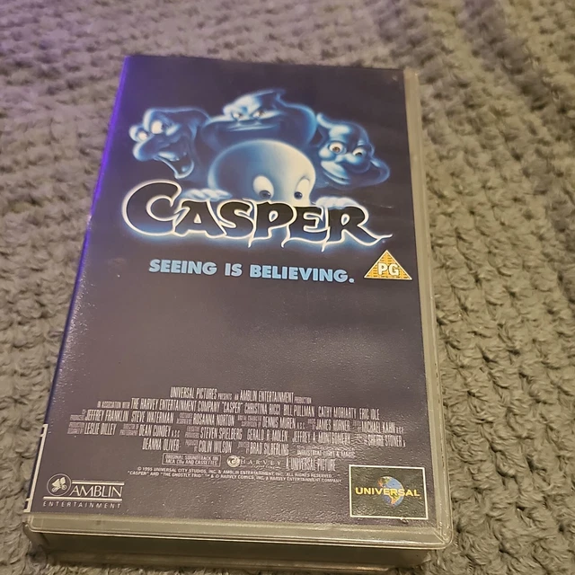 CASPER (VHS, 1995) - Tested Family Children’s Ghost Movie 90s Kid £3.84 ...