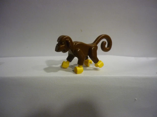 LEGO - 1X Monkey Singe Yellow Hands Feet 2550c01 Brown EUR 5,00 ...
