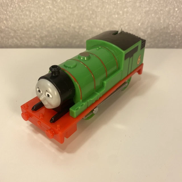 THOMAS & FRIENDS Trackmaster Motorized PERCY Engine Train #6 Green 2013 ...