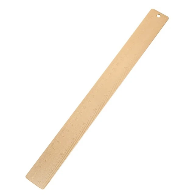 BRASS RULER WITH Dual Scale Indicator for Engineers and Students £14.48 ...