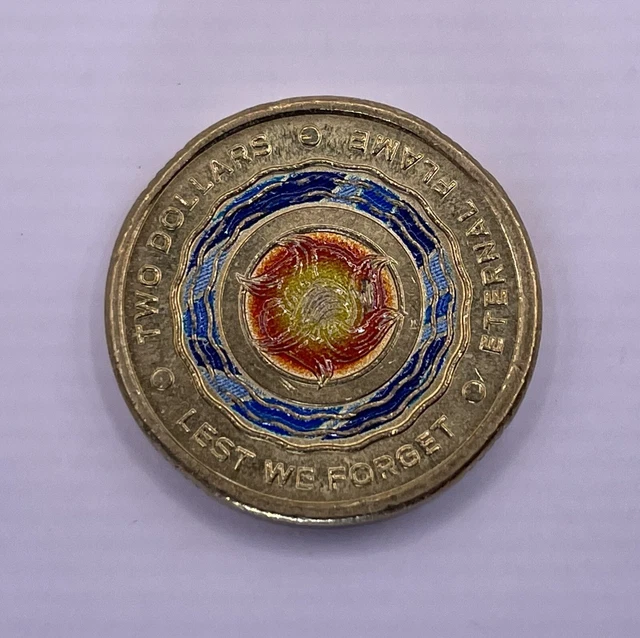2018 $2 ANZAC Lest We Forget Eternal Flame Coin Circulated $4.50 - PicClick AU