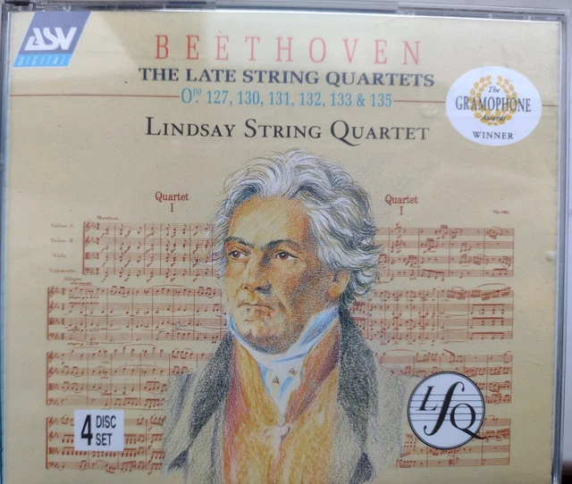 BEETHOVEN: THE LATE String Quartets. 4Cd Set. Lindsay String Quartet £4 ...
