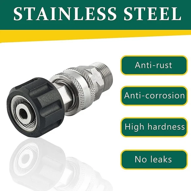 3/4 INCH TO 1/2 Inch Washer Quick Release Quick Connect Fittings Garden ...