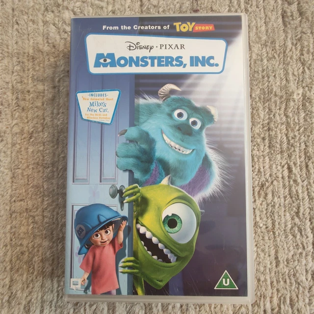 MONSTERS INC BIG BOX BLOCKBUSTER EX RENTAL VHS Video Tape PAL DISNEY ...