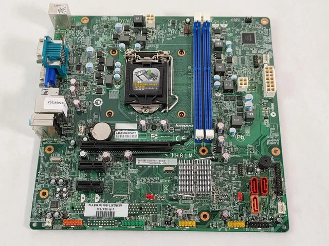 LOT OF 2 Lenovo ThinkCentre M73e LGA 1150 DDR3 Desktop Motherboard ...
