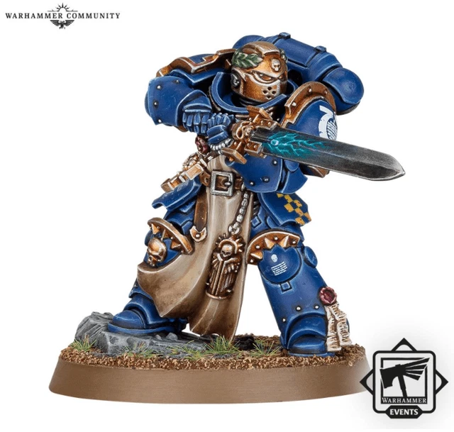 SPACE MARINE PRIMARIS Company Champion New On Sprue Warhammer 40k £49. ...