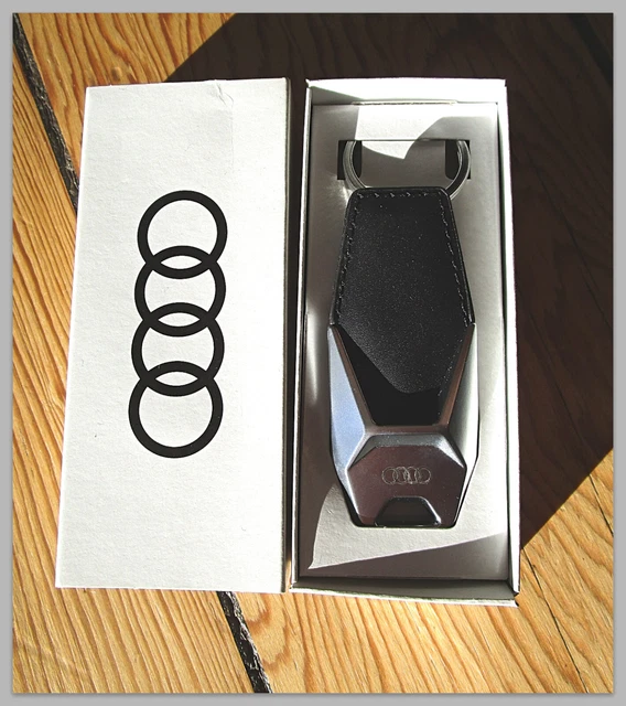 ORIGINAL AUDI SCHLÜSSELANHÄNGER Leder RS Keyring - Art. 3181900701 ...