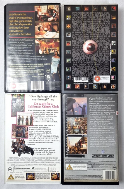 BUNDLE X4 VINTAGE VHS Film Big Box Ex Rental Tapes BEVERLY HILLBILLIES ...