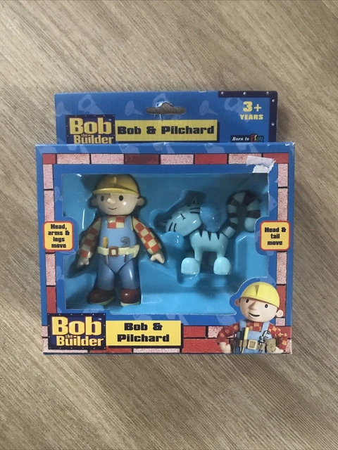 BNIB BOB THE Builder Figures Bob & Pilchard Vintage Born to Play ...