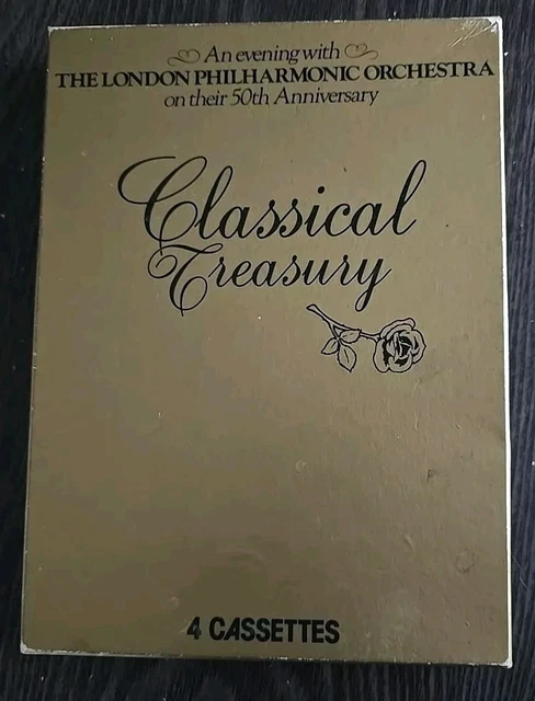 THE LONDON PHILHARMONIC Orchestra Classical Treasury 50th Anniversary 4 Cassette £2.99 - PicClick UK