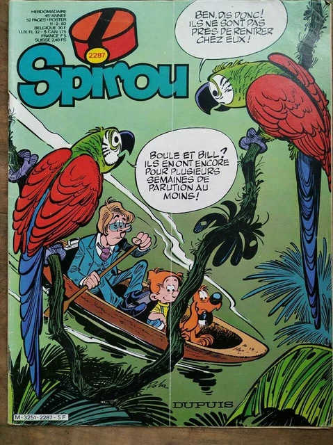 MAGAZINE SPIROU N°2287/ Février 1982 EUR 2,50 - PicClick FR