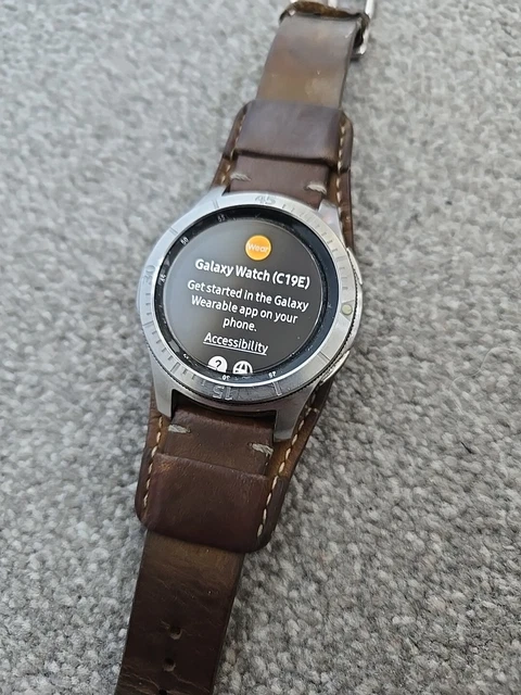 SAMSUNG GALAXY WATCH 44mm SM-R805F Smartwatch 4G Wi-Fi *read ...