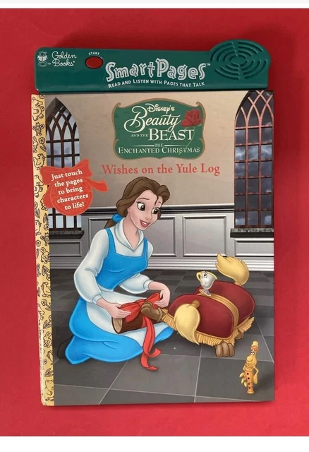 BEAUTY AND THE Beast The Enchanted Christmas Disney Smart Pages Talking ...