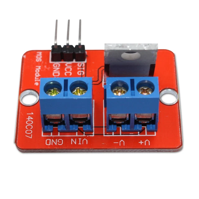 IRF520 MOSFET MODULE For Arduino MCU ARM ESP32 3.3v-5V PWM like relay ...