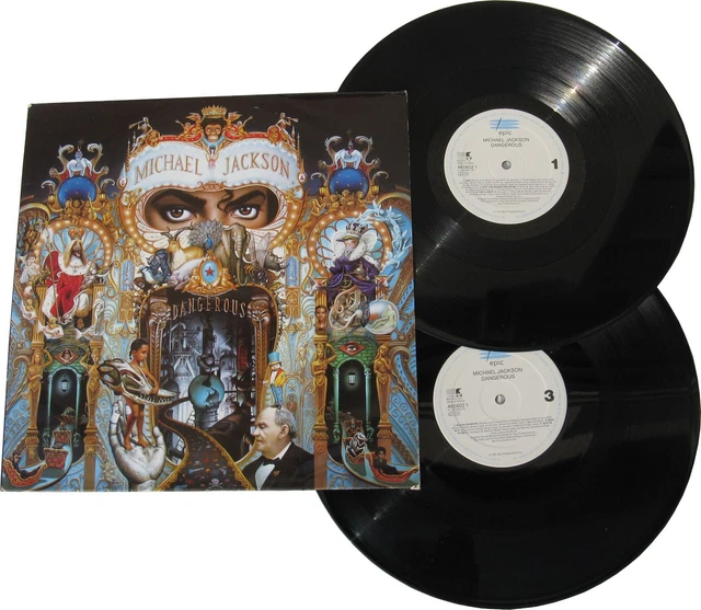 MICHAEL JACKSON DANGEROUS Album Disque 33t 12" LP Vinyl Double Record ...