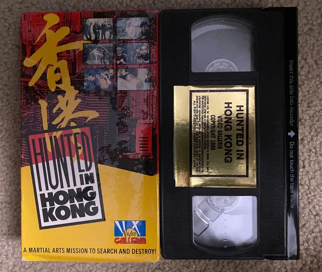 VHS: HUNTED IN Hong Kong (1990): rare martial arts, kung-fu: Video Galleria £37.33 - PicClick UK